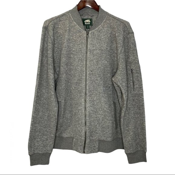 Roots | Jackets & Coats | Roots Canada Mens Fleece Full Zip Jacket Wool ...